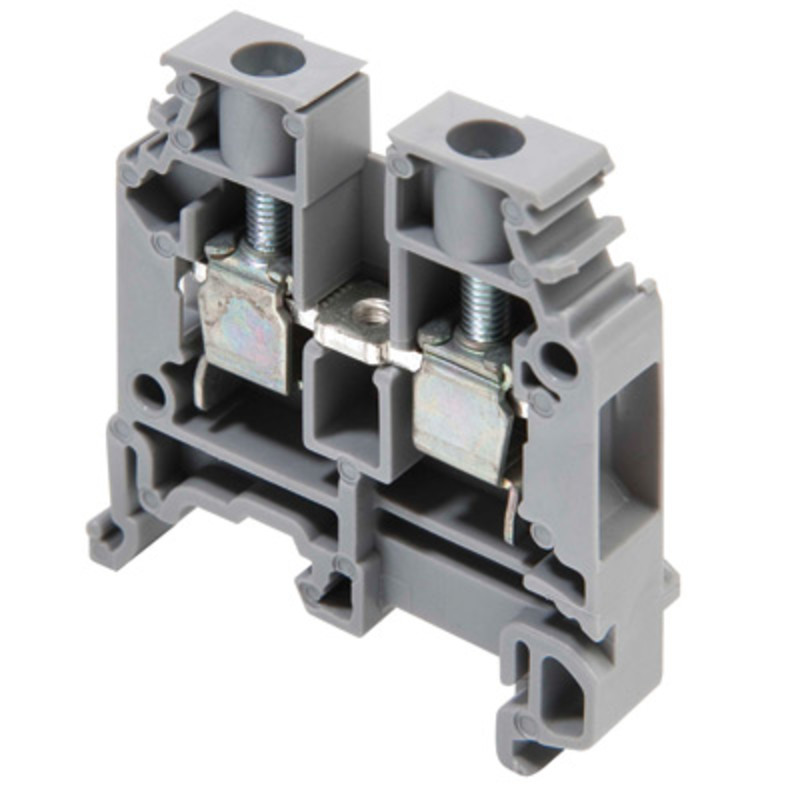 Entrelec SNA 6mm Grey DIN Rail Terminal for TS35 & TS32 Rail Single ...