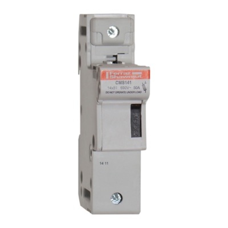 Mersen Modulostar 14 x 51mm 50A Single Pole Fixed Neutral Holder ...