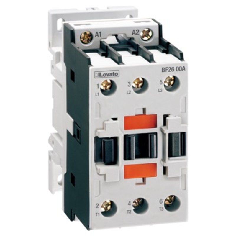 Lovato BF Series Contactor 3 Pole 32A AC3 16kW No Auxiliary 230VAC Coil