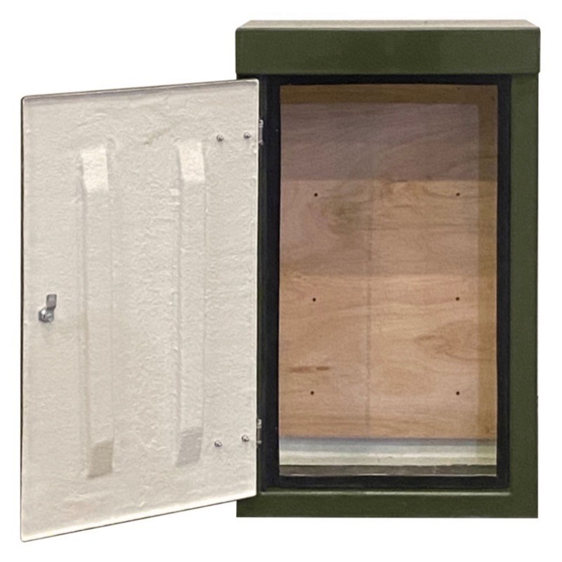 GRP 1000H x 600W x 350mmD Roadside Cabinet IP55 with Open Bottom ...