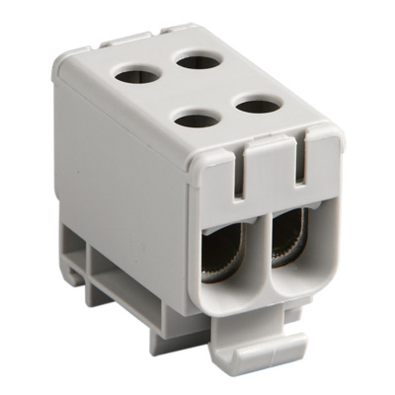 Ensto Clampo Pro 50mm Grey DIN Rail Terminal for TS35 Rail or Base ...