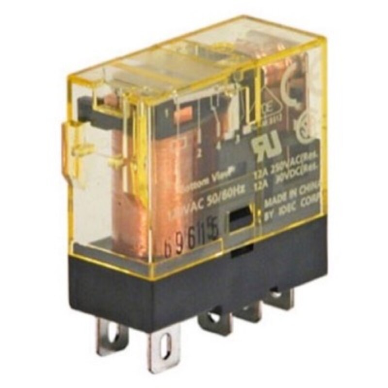 Idec RJ1S Single Pole 12A Relay 24VDC Coil with 1 Change-Over Contact ...