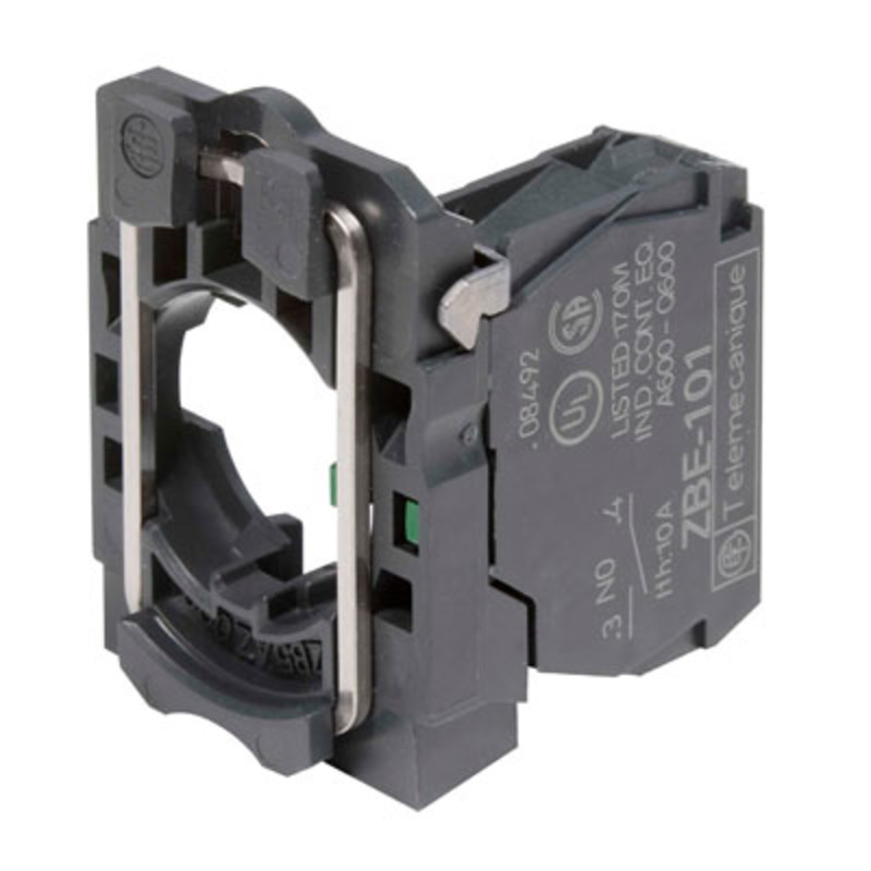 Schneider Harmony XB5 Normally Open Contact Block with Fixing Collar